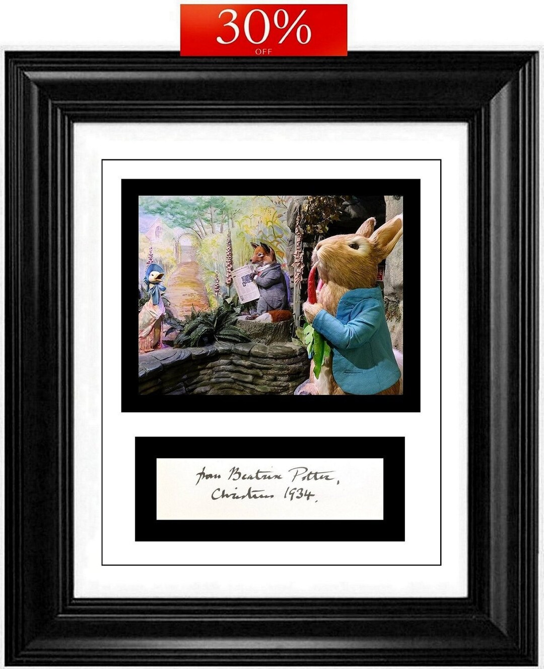Beatrix Potter 1866-1943 Legendary Author Genuine Hand Signed Autograph ...