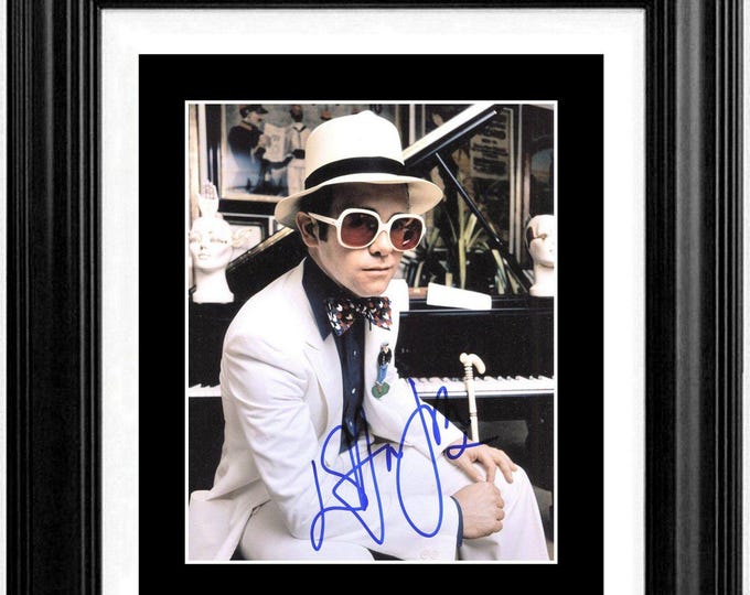 Elton John - Rock Legend - Genuine Hand Signed Autograph + COA - Etsy