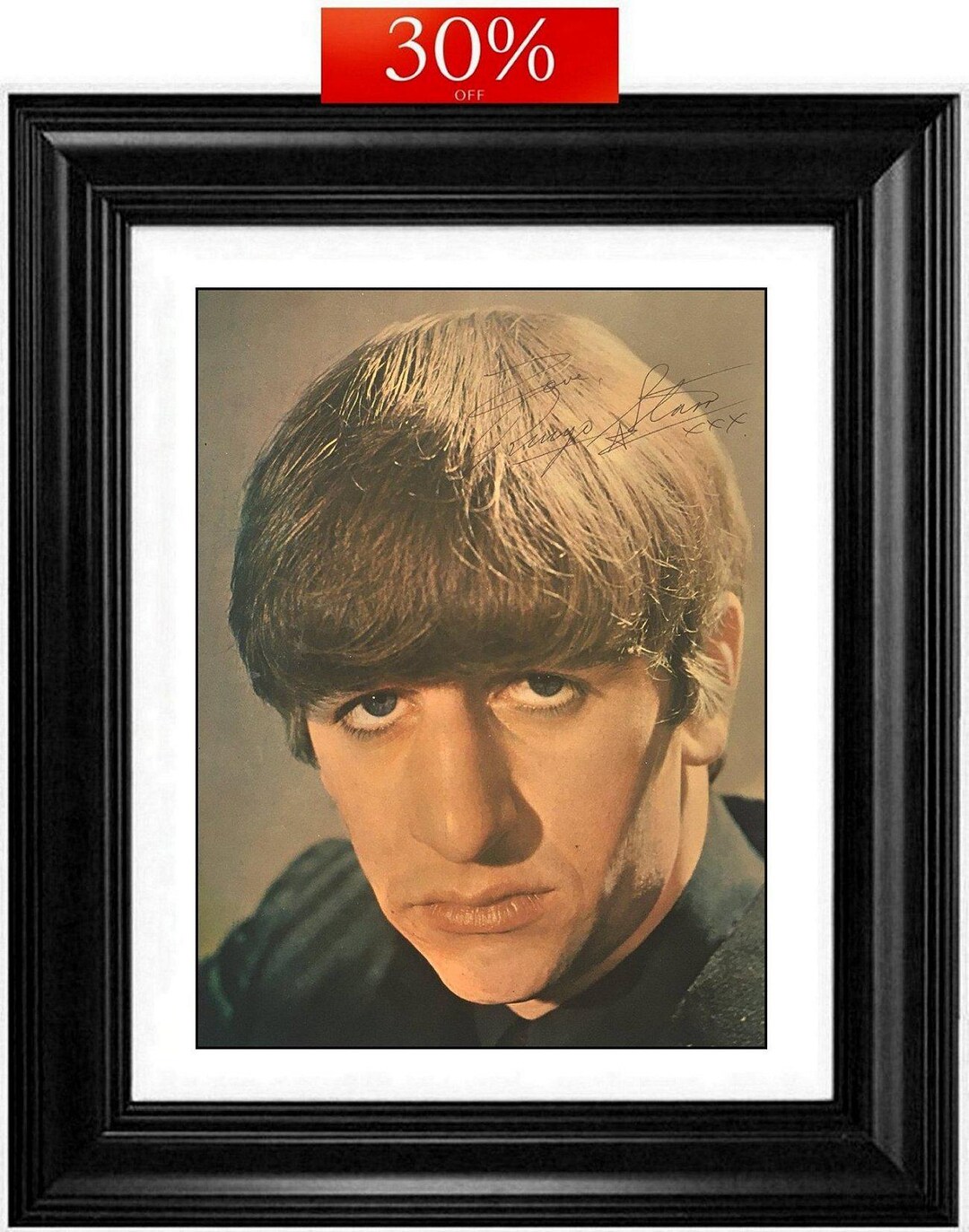Ringo Starr - the Beatles Legend - Genuine Hand Signed Autograph + COA ...