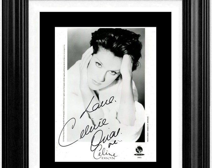 Celine Dion - Music Legend - Genuine Hand Signed Autograph + COA - Etsy