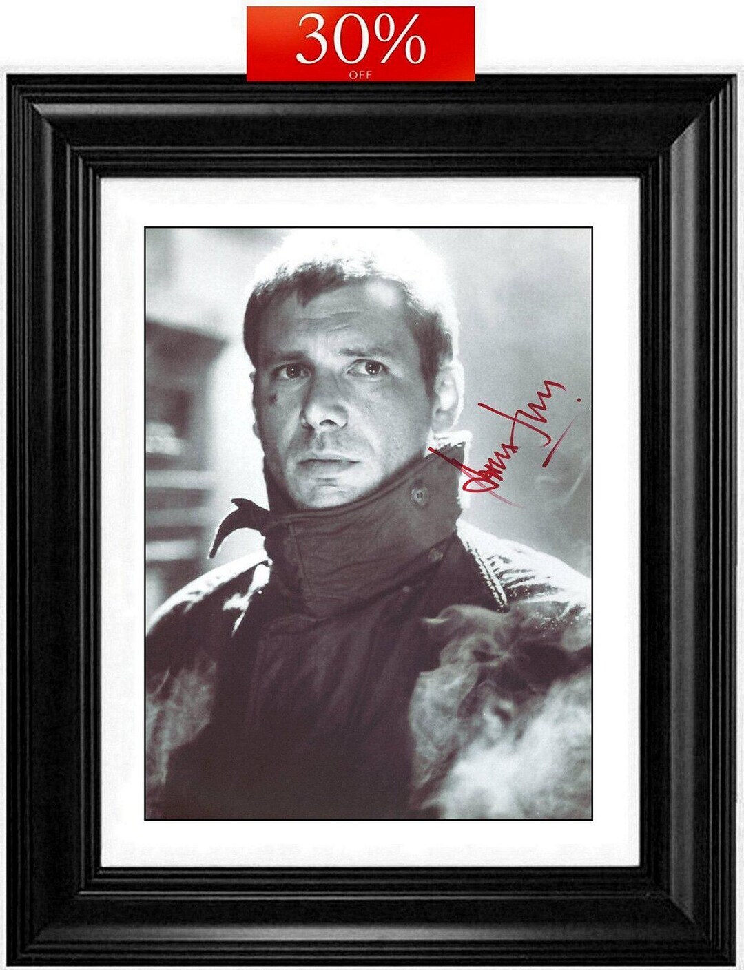 Harrison Ford Blade Runner Genuine Hand Signed Autograph COA - Etsy