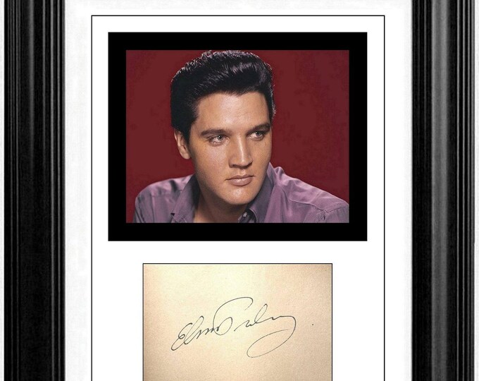 Elvis Presley (1935-1977) - Rock Legend - Genuine Hand Signed Autograph ...