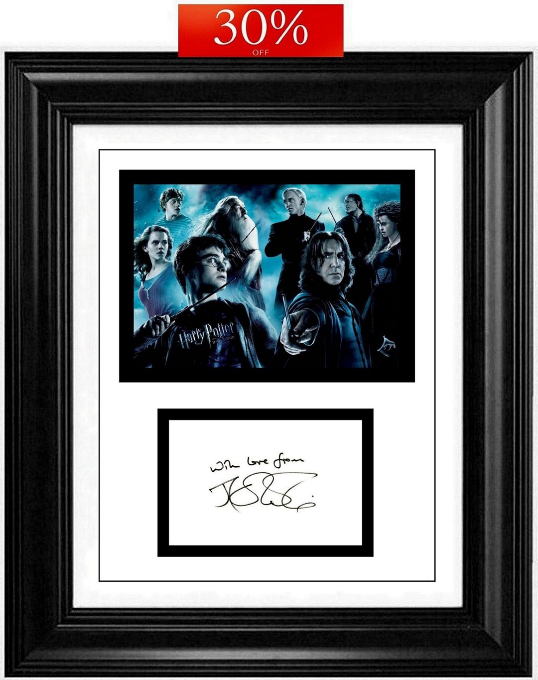 JK Rowling - Harry Potter - Legendary Author - Genuine Hand Signed ...
