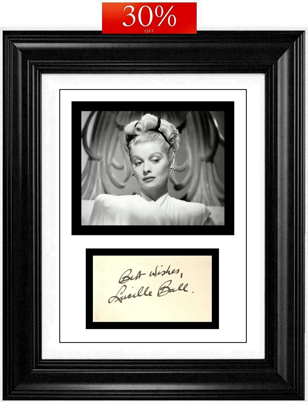 Lucille Ball (1911-1989) - I Love Lucy - Genuine Hand Signed Autograph ...