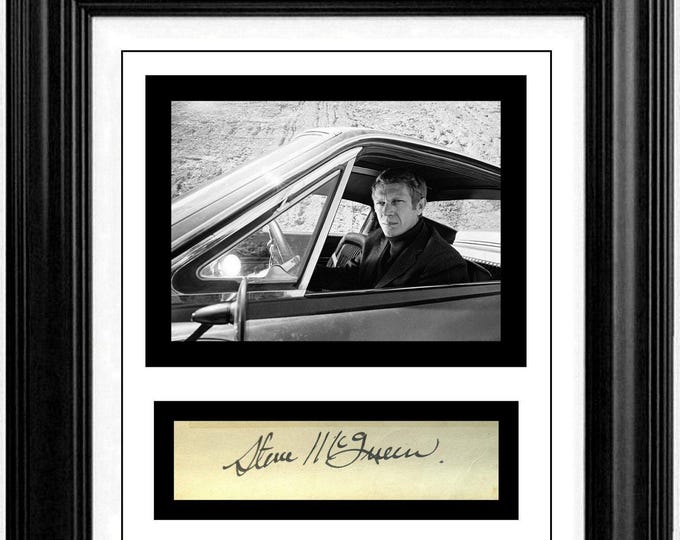 Steve Mcqueen 1930-1980 Movie Legend Bullitt Genuine Hand Signed ...