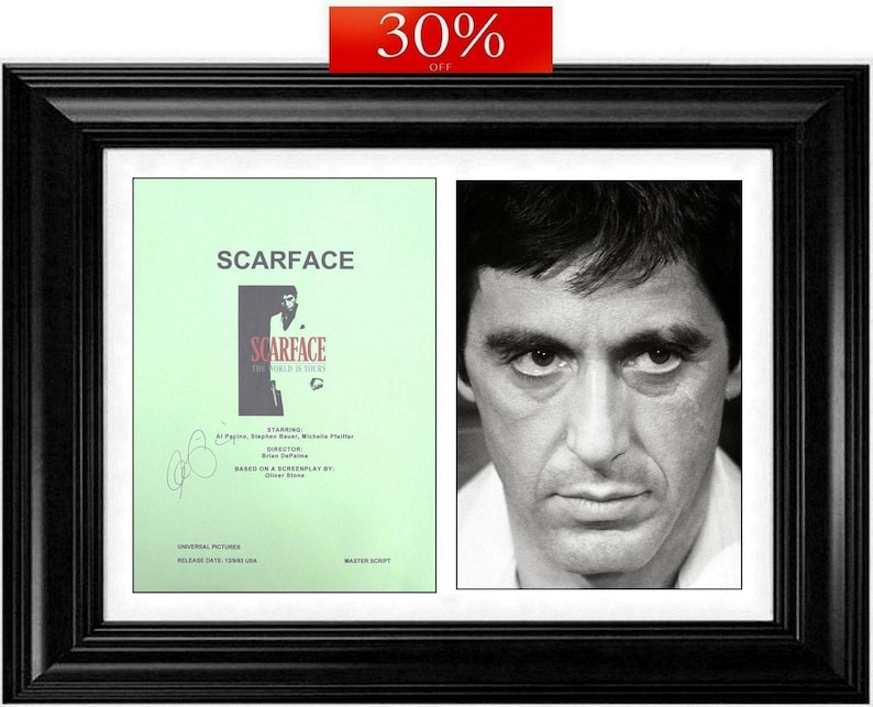 Al Pacino - Scarface - Movie Legend - Genuine Hand Signed Autograph ...