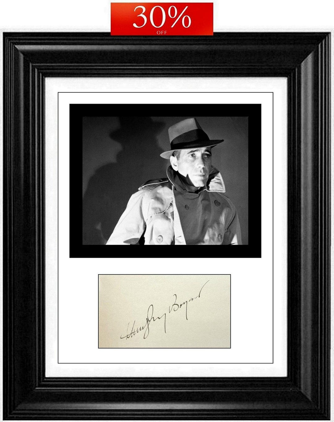 Humphrey Bogart 1899-1957 Movie Legend Genuine Hand Signed Autograph ...