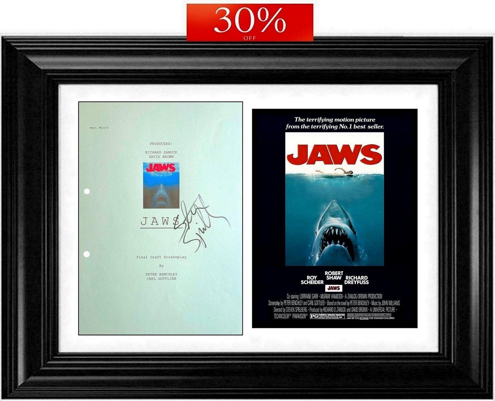 Jaws Steven Spielberg Movie Legend Genuine Hand Signed Autograph COA - Etsy