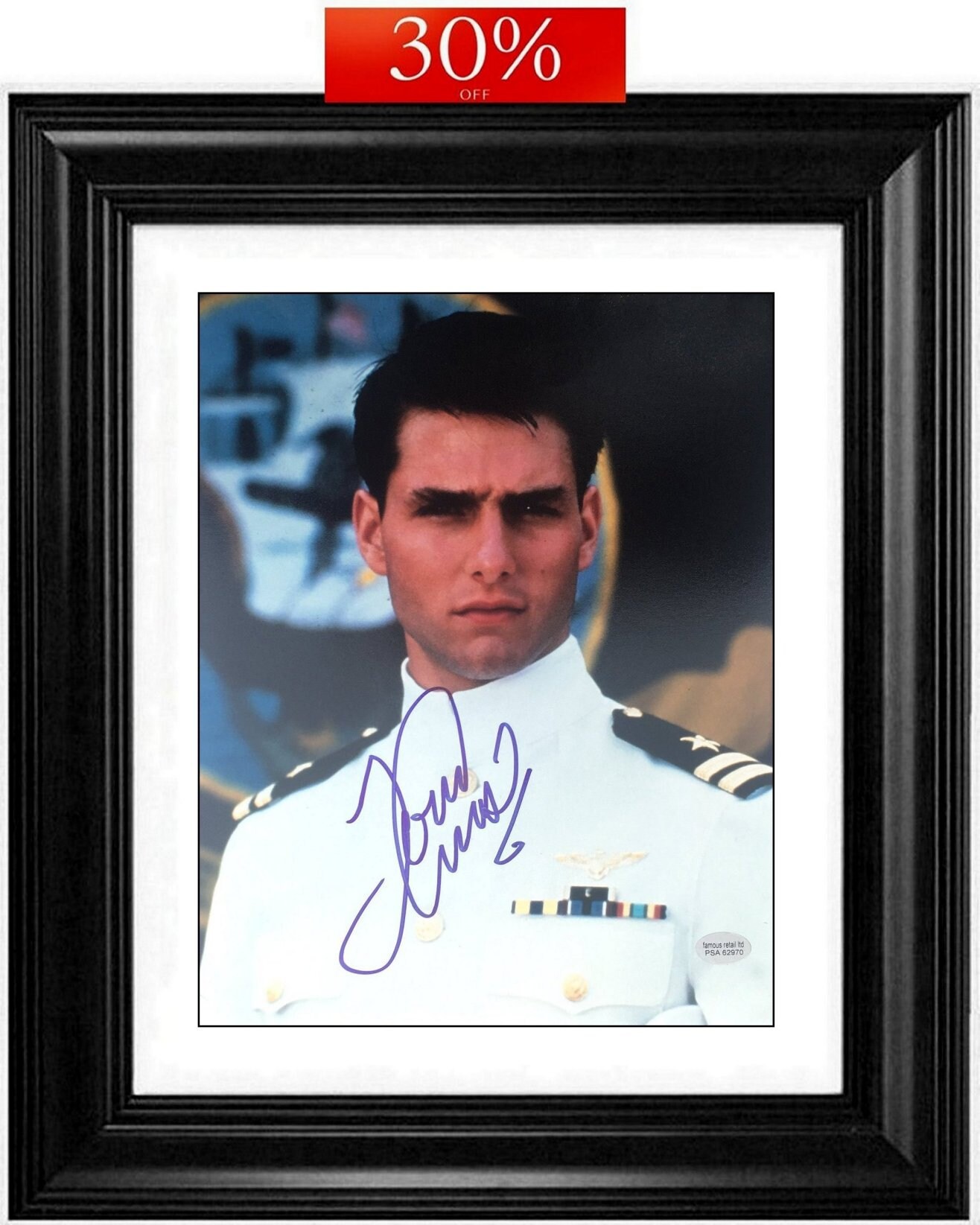 Tom Cruise - Top Gun - Hollywood Superstar - Genuine Hand Signed ...