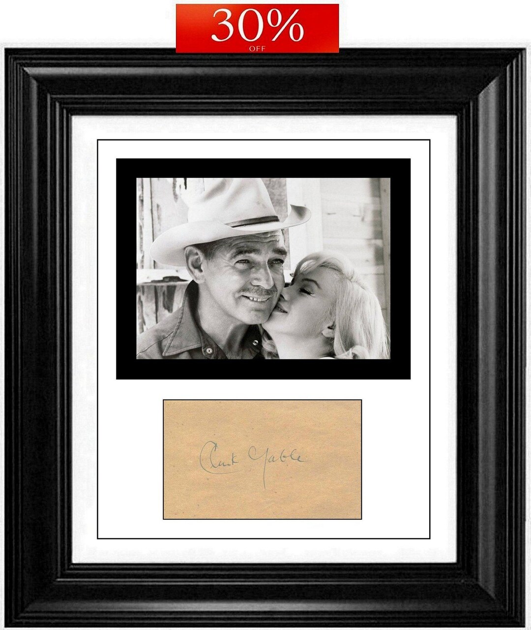 Clark Gable (1901-1960) - Movie Legend - Genuine Hand Signed Autograph ...