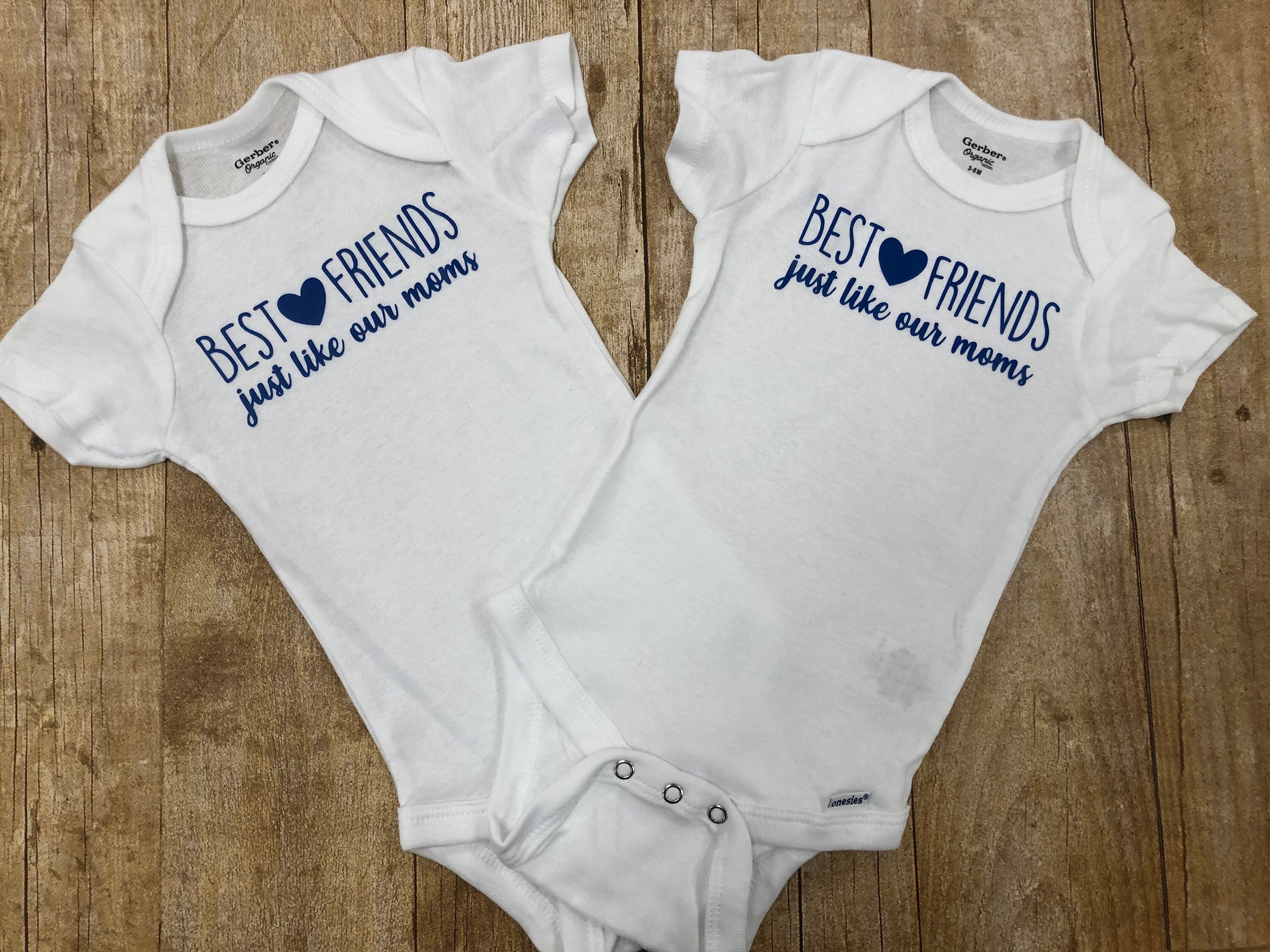 SET 2 of Best Friend Onesies Best Friends Just Like Our - Etsy UK