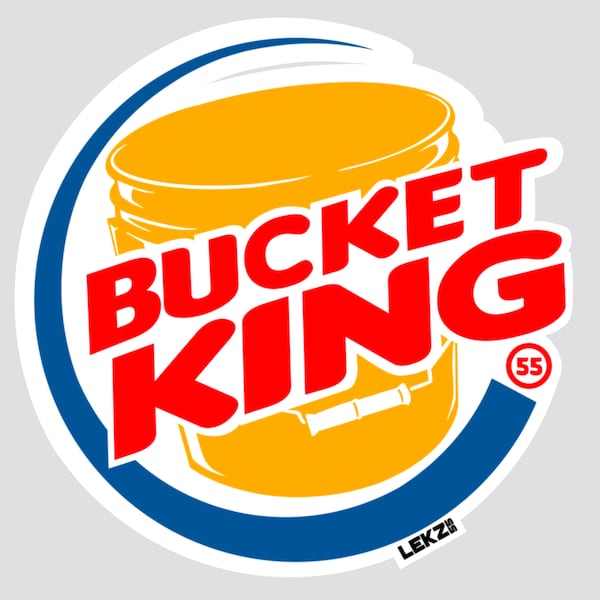 Plastic Bucket Sticker - Etsy