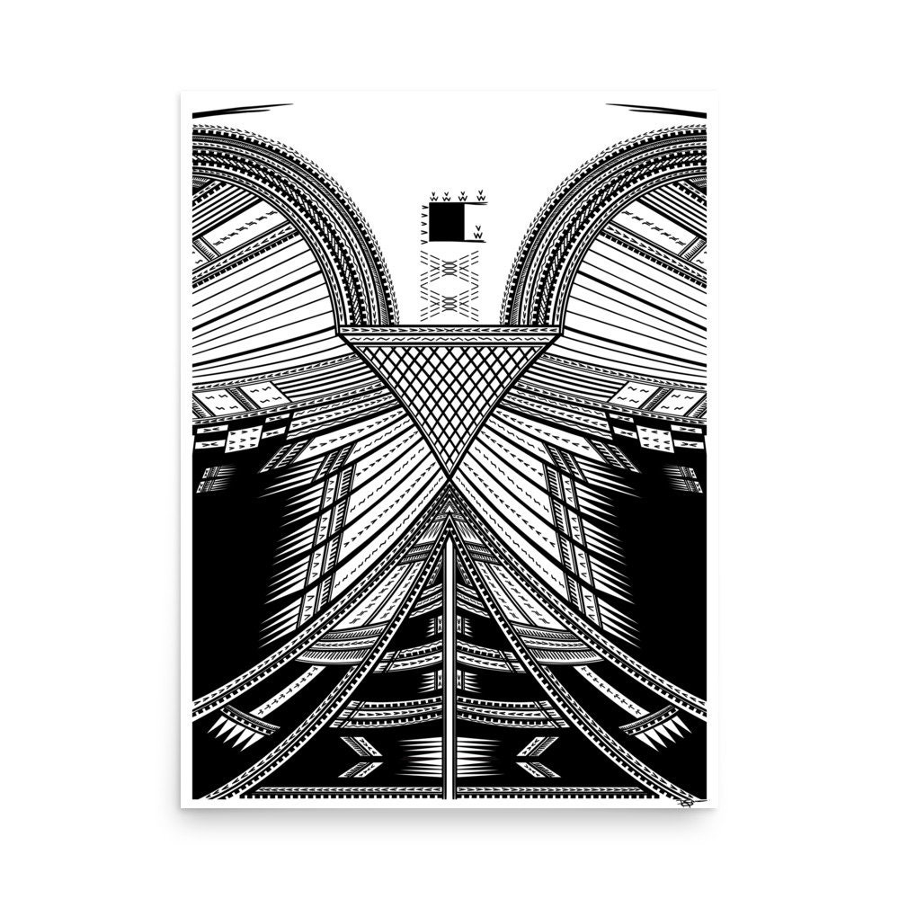 Samoan Tatau Malofie FRONT Poster - Etsy