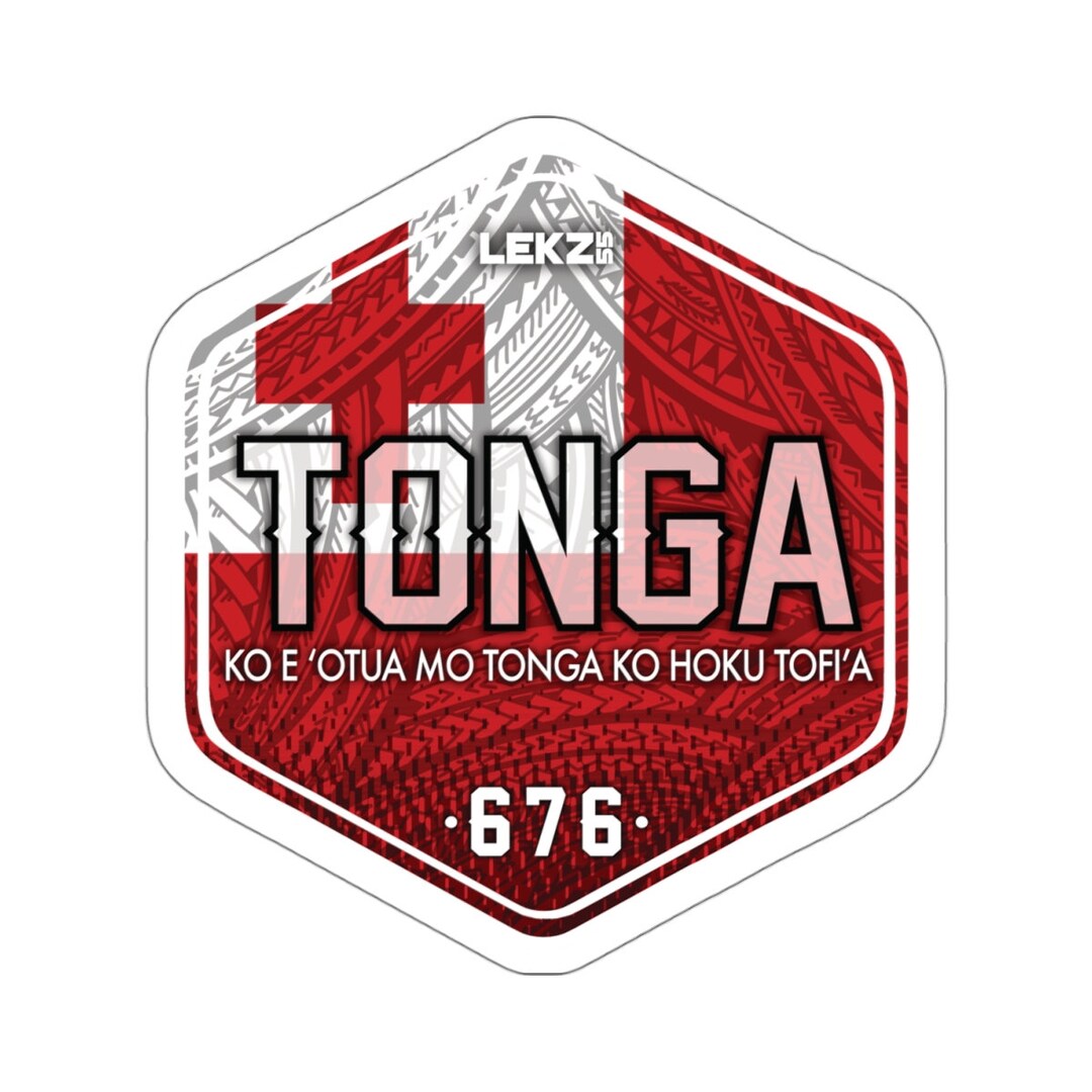 FLAG BADGE Tonga American Samoa Kiss-cut Stickers - Etsy