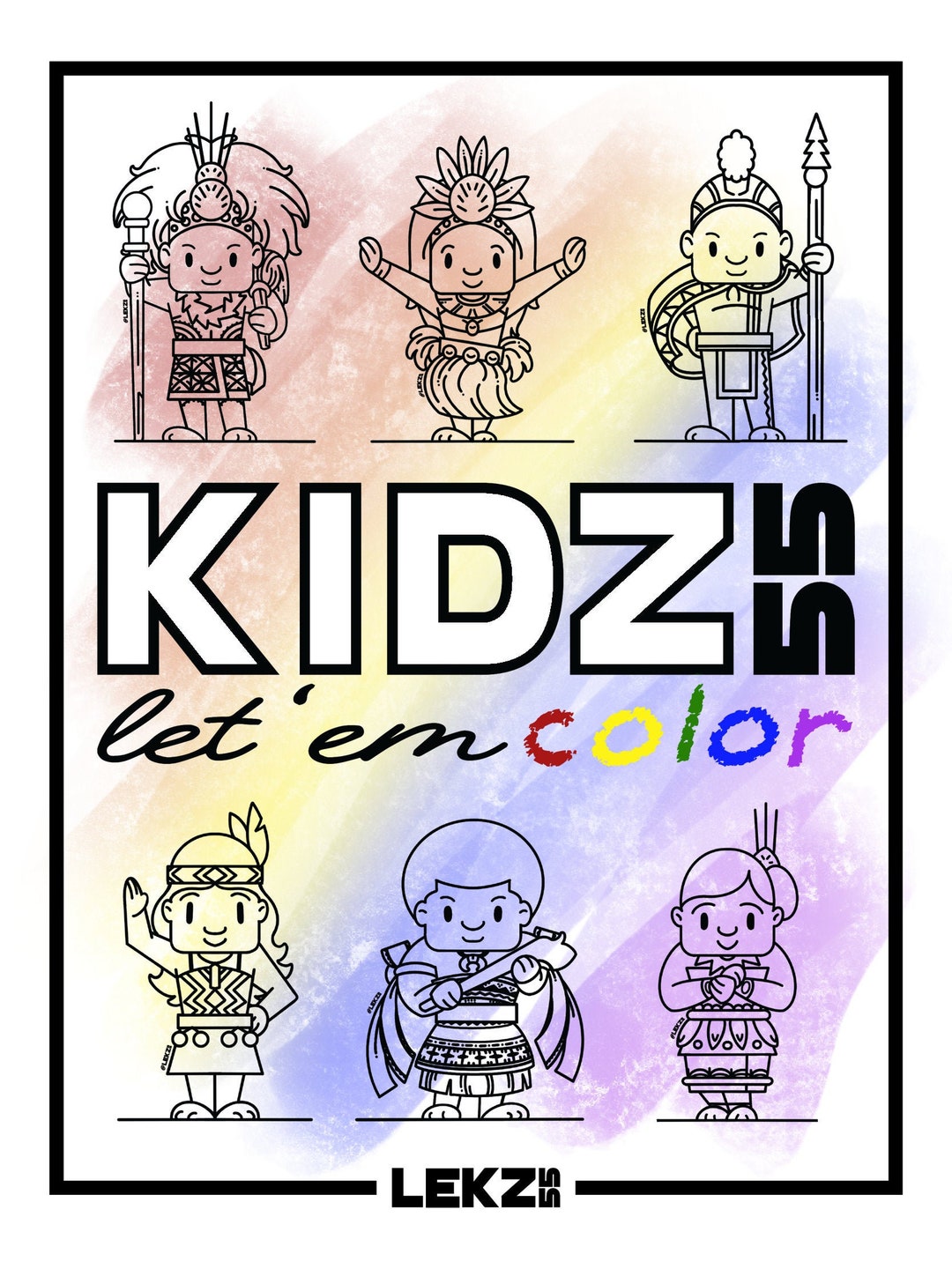 KIDZ55 Polynesian Art Kids COLORING ACTIVITY BOOK - Etsy