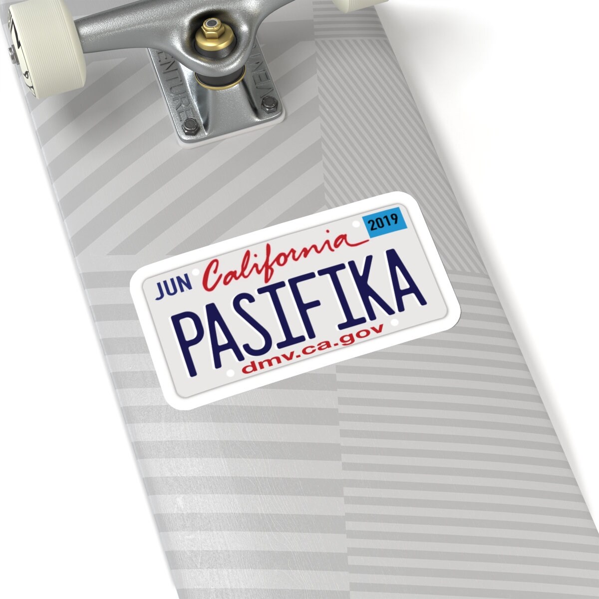 LICENSE PLATE CALIFORNIA Kiss-cut Stickers - Etsy