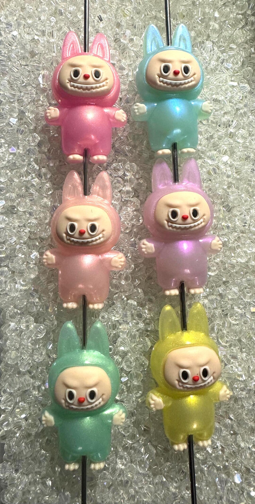 3D Hard Rubber Standing Bubu Beads- for Pens, Keychains and DIY Items ...