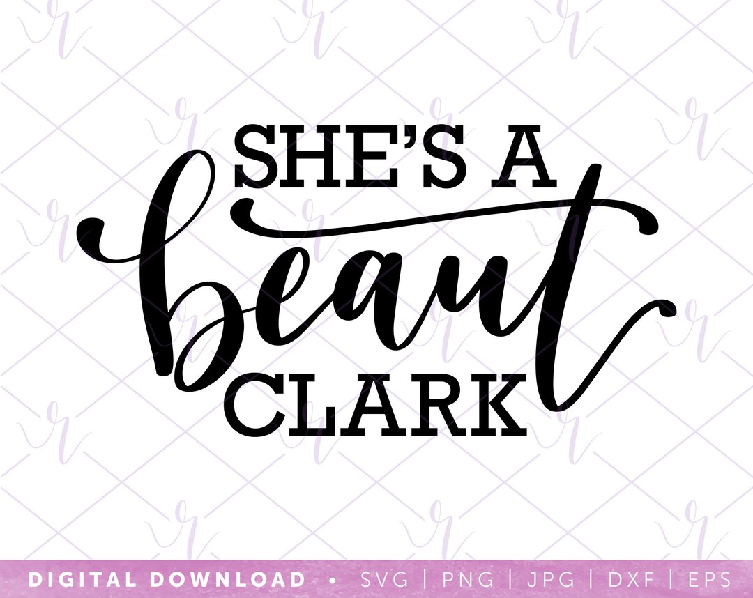 Cest une belle clark svg dxf jpg eps téléchargement - Etsy France