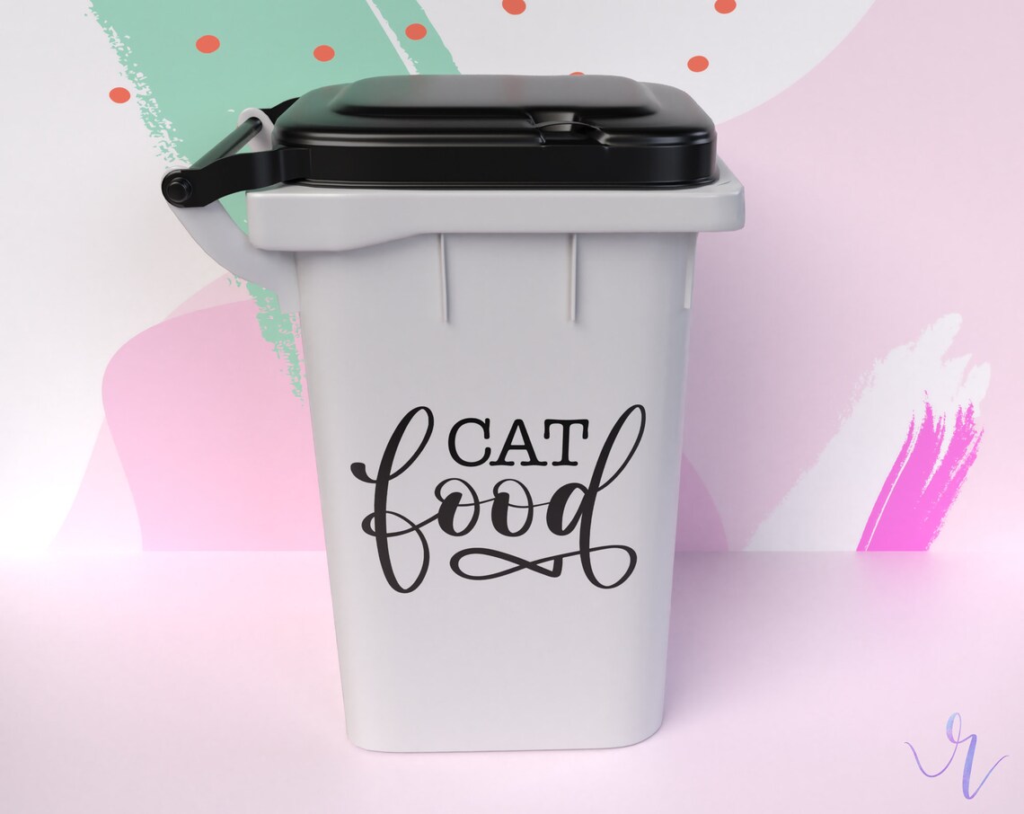 Cat Food Label Svg Dxf Jpg Eps Instant Digital Download Cricut ...