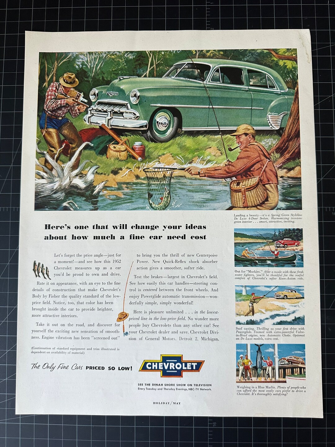 Vintage 1952 Chevrolet Print Advertisement - Etsy