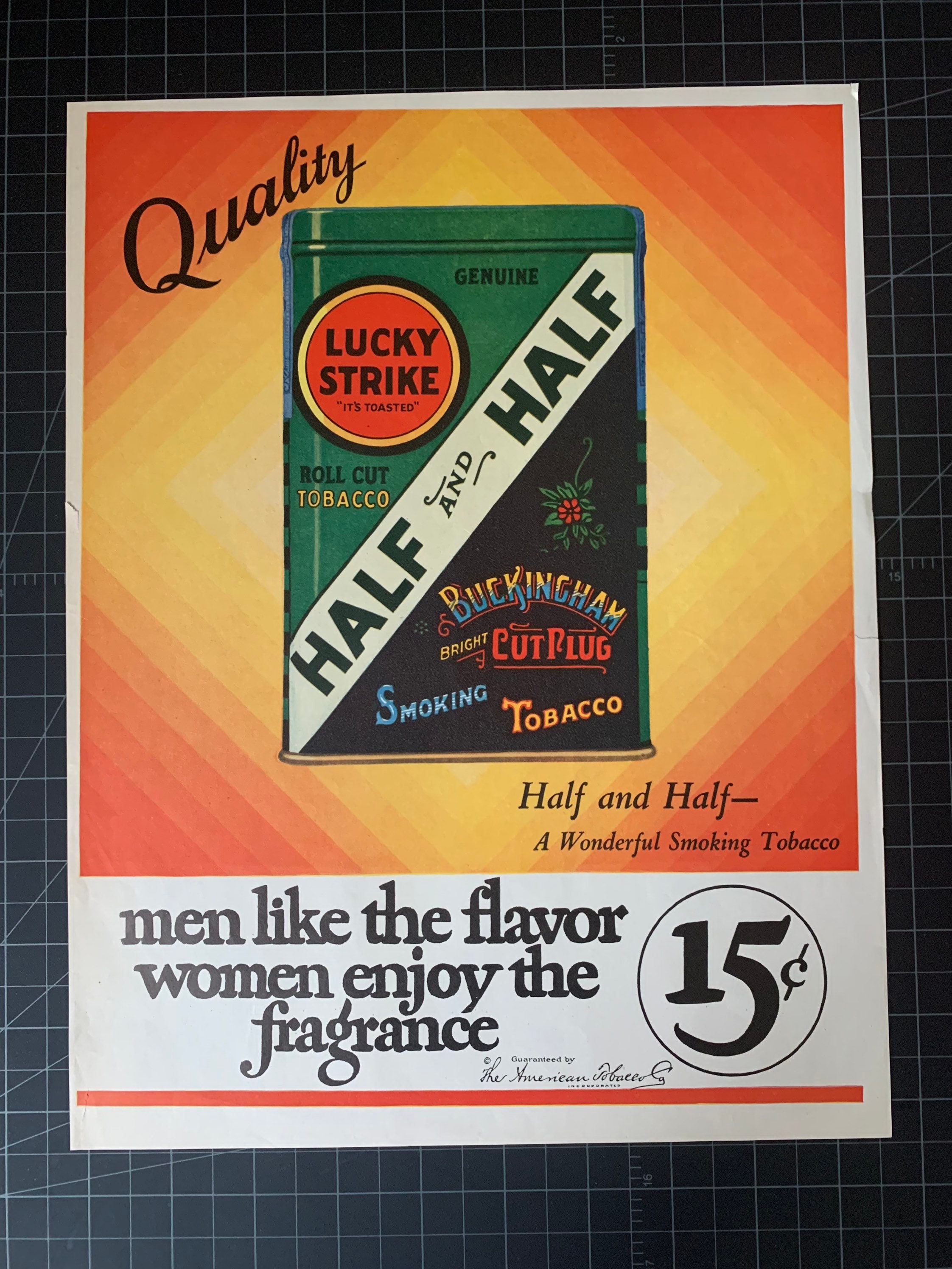 Lucky Strike Cigarettes 1920s