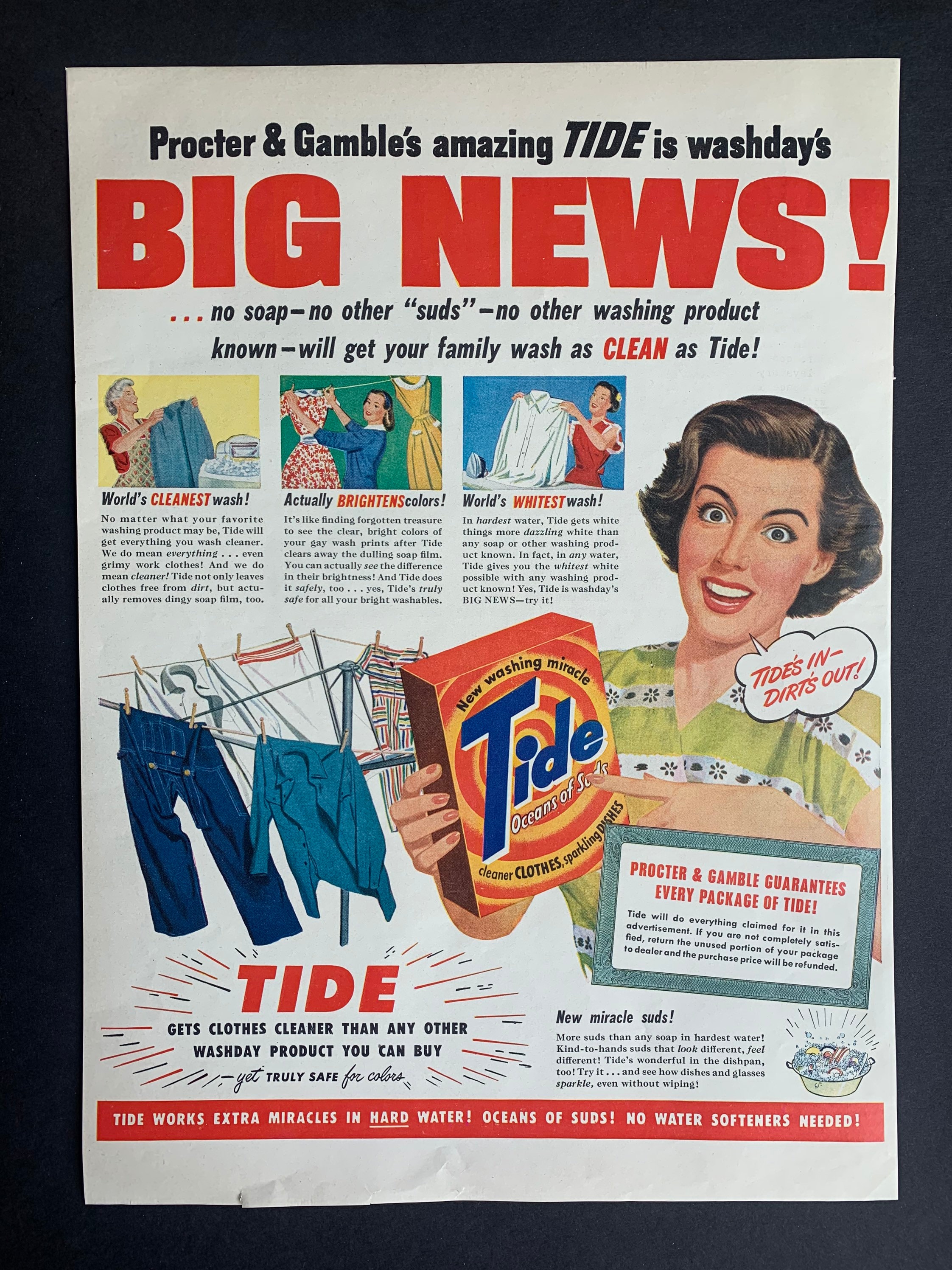 Tide Powder Advertisement