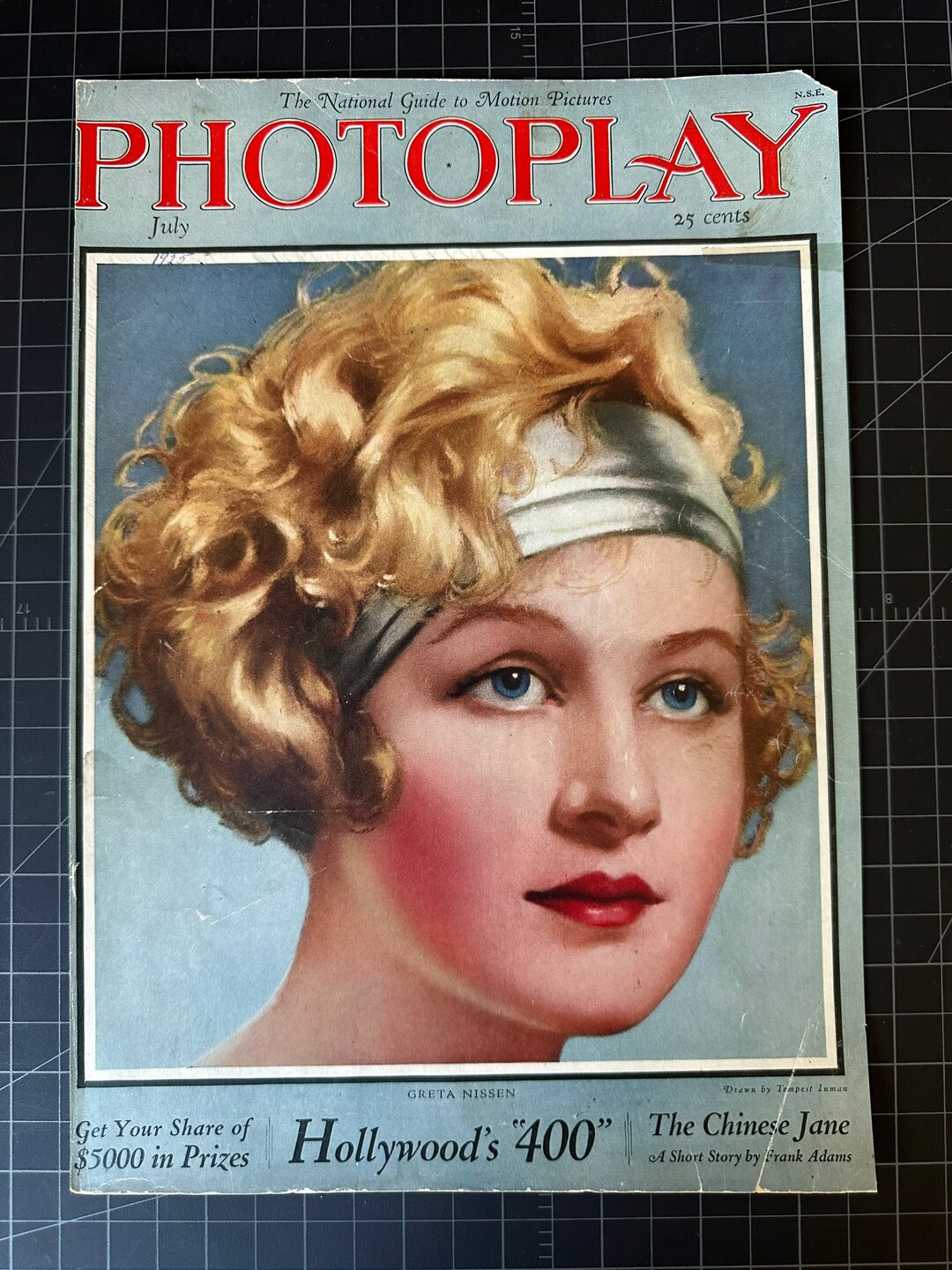 Rare Vintage 1925 Photoplay Magazine - Greta Nissen - Etsy