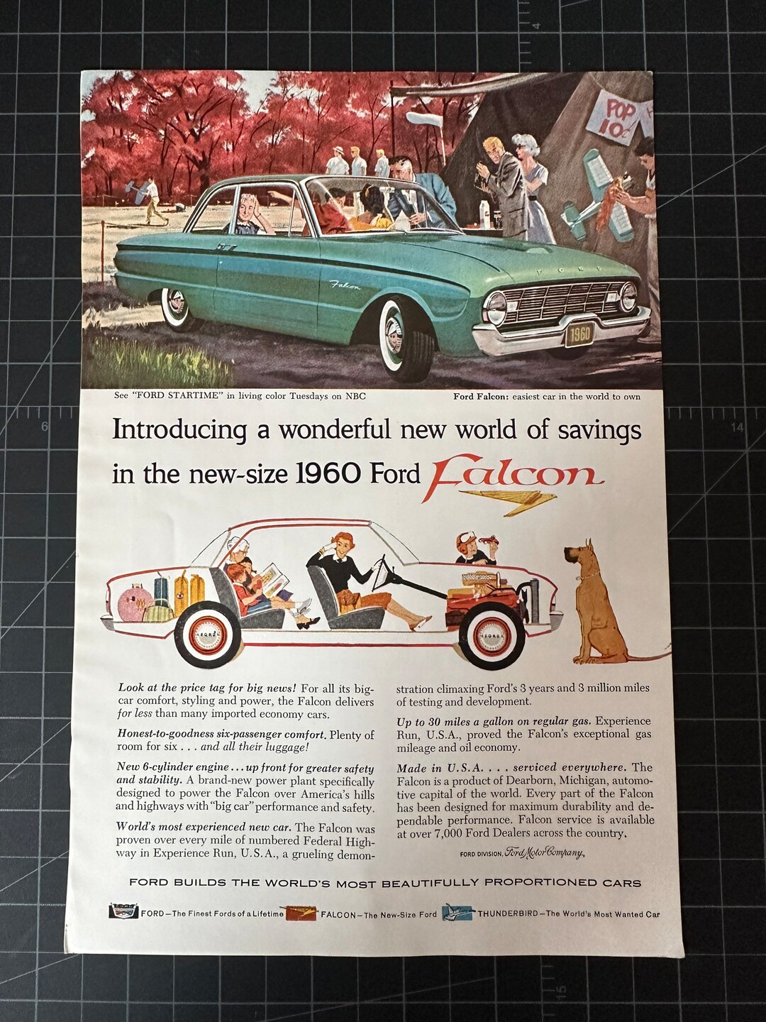Vintage 1960 Ford Falcon Print Advertisement - Etsy