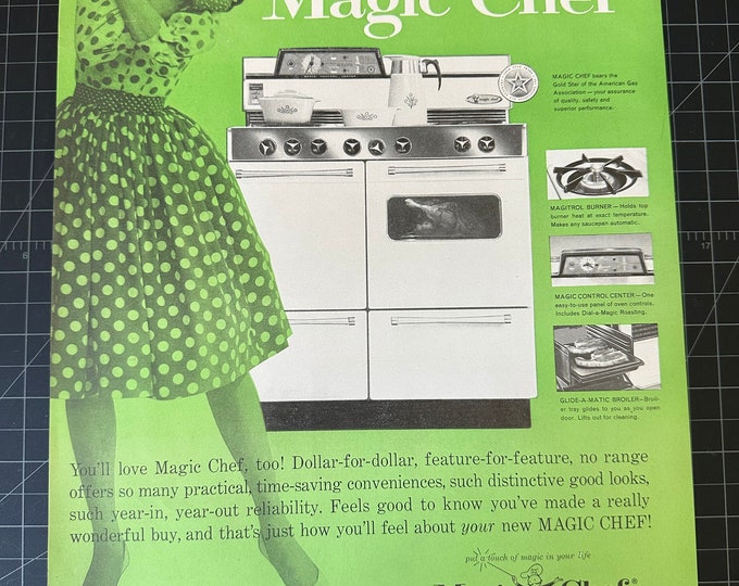 Rare 1950s Magic Chef Stove - Etsy Canada