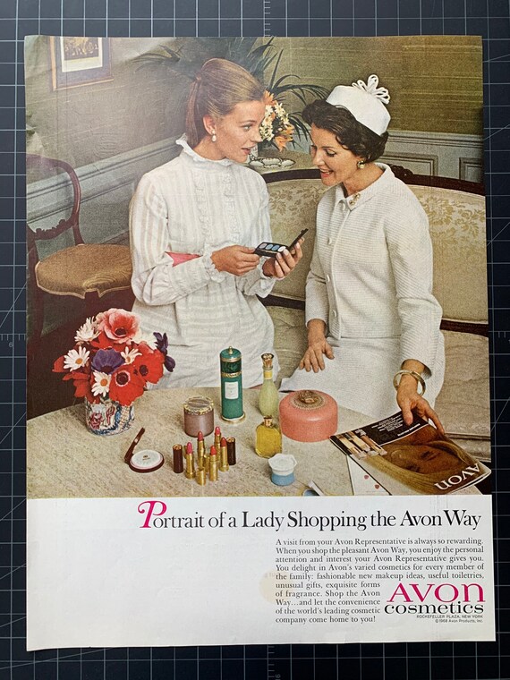 Vintage 1968 Avon Cosmetics Print Ad - Etsy