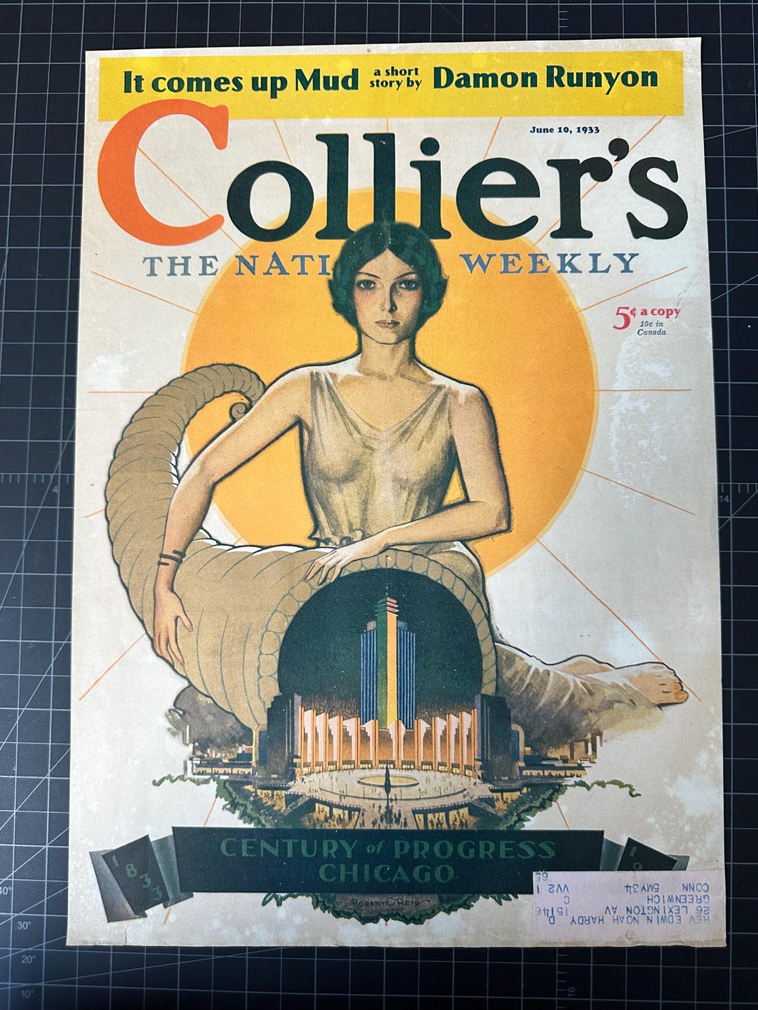 Vintage 1933 Collier’s Magazine Cover - COVER ONLY - Etsy