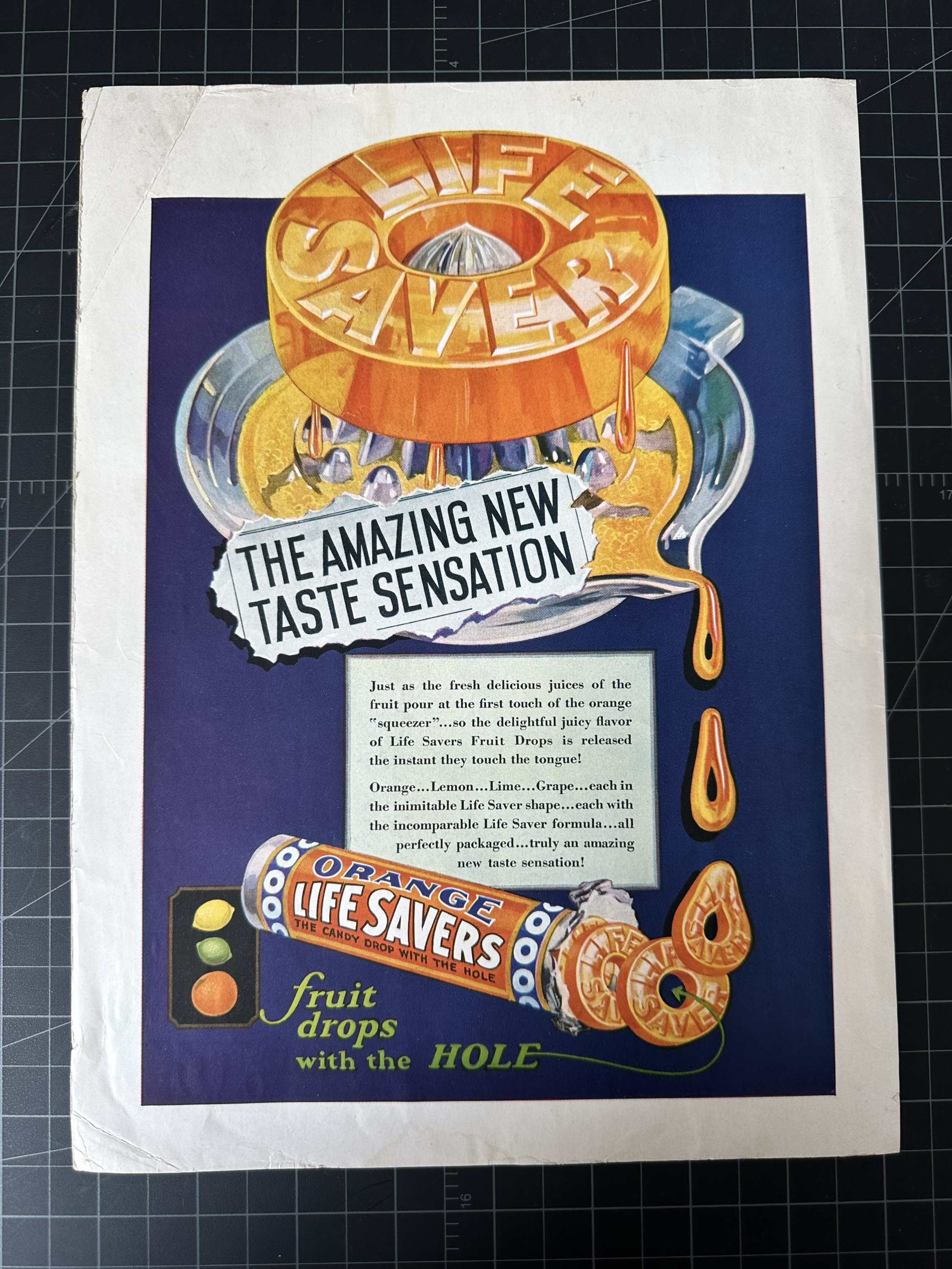 Vintage 1930 Life Savers Candy Original Print Ad - Etsy