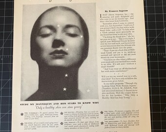 1913 Ingram's Milkweed Cream Glass Jar and Lid Face Cream Beauty Cream ...