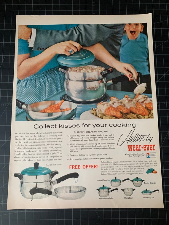 Vintage 1950s Wear-ever Cookware Print Ad - Etsy