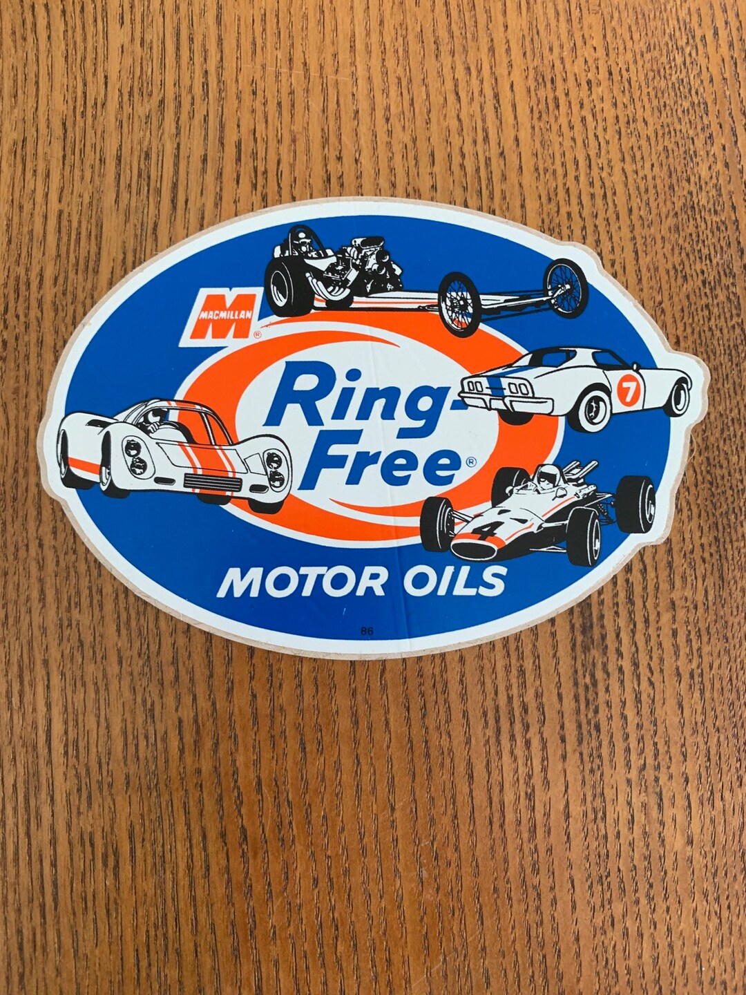 Vintage 1960s Macmillan Sticker Hot Rod Drag Racing - Etsy