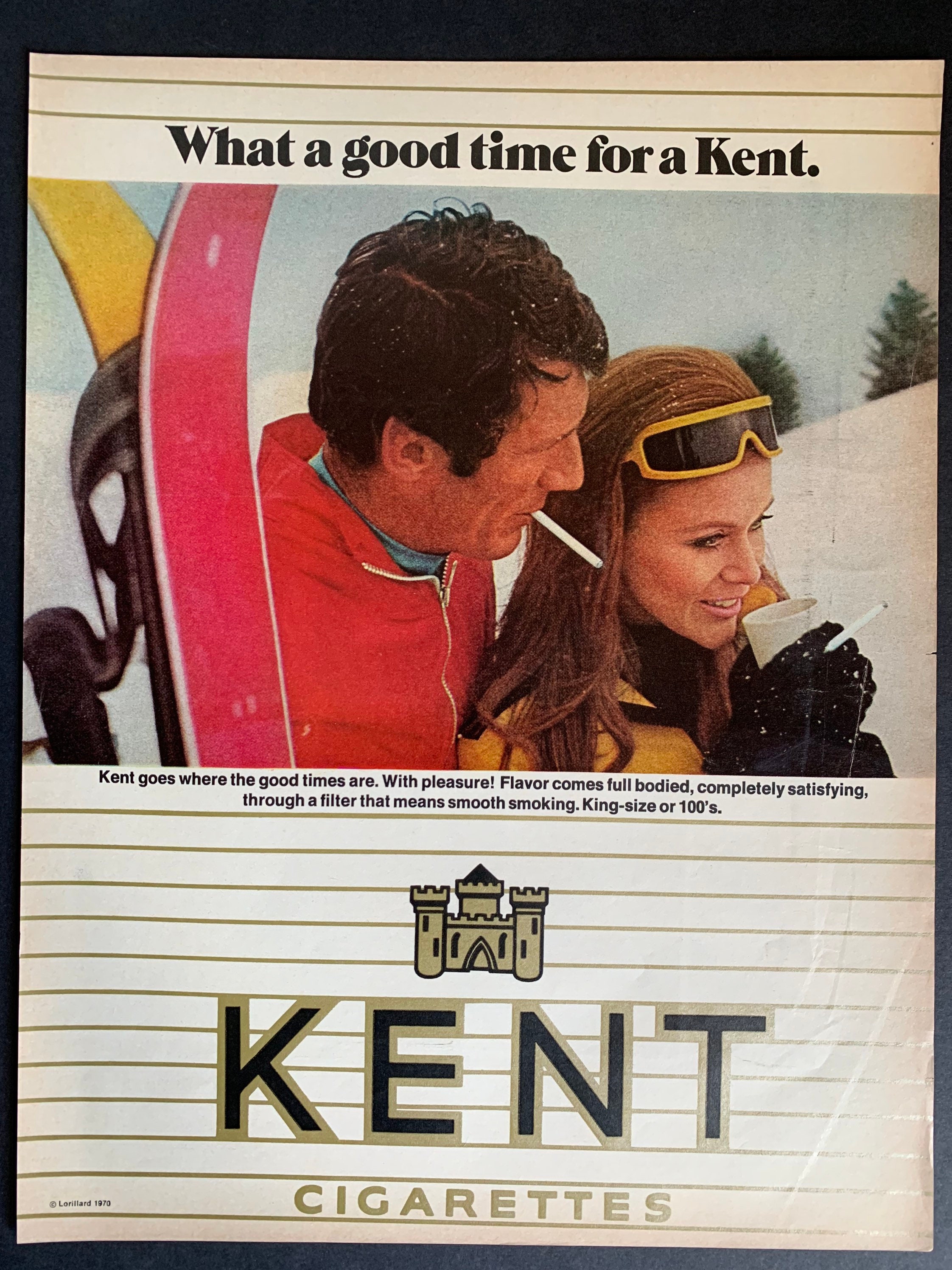 1950s Kent Cigarette Ads