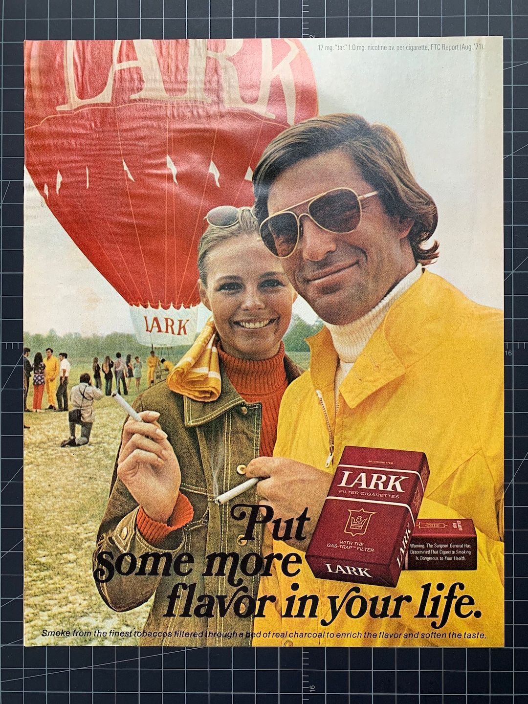 Vintage 1971 Lark Cigarettes Print Advintage Retro Gift Decor - Etsy UK