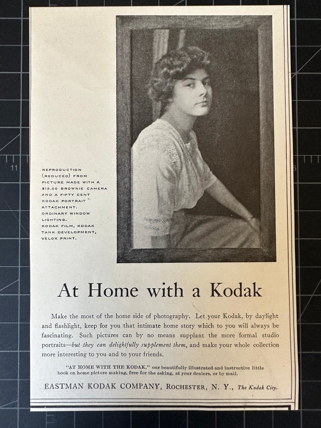 Antique 1912 Kodak Camera Print Advertisement - Etsy