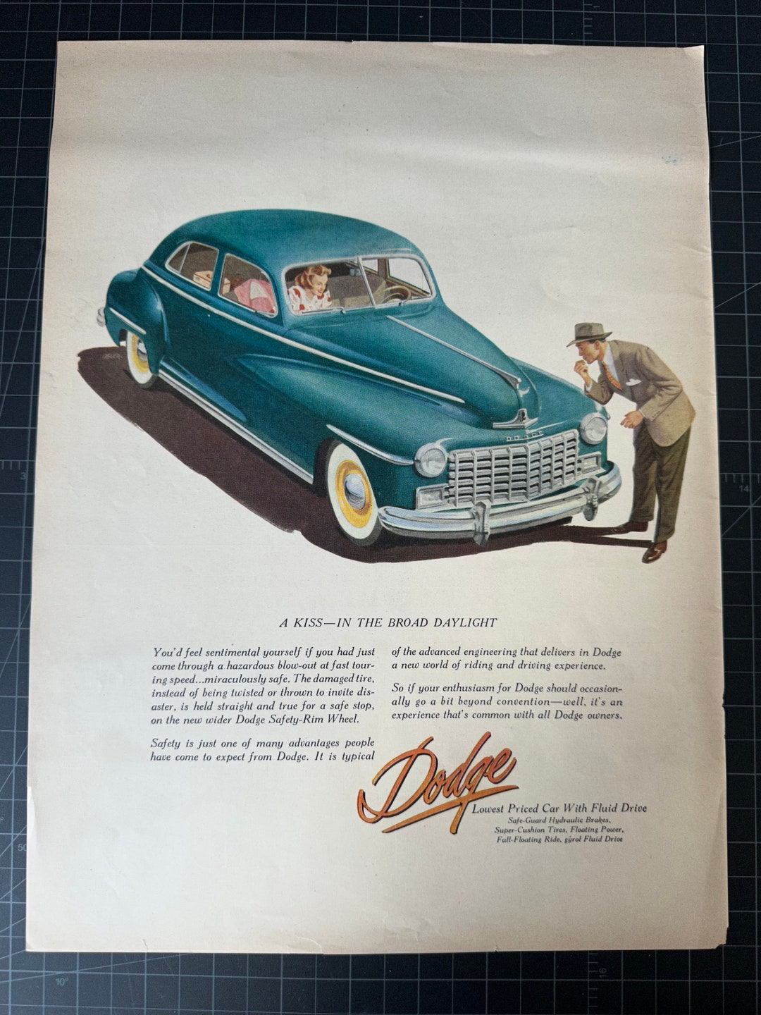 Vintage 1940s Dodge Print Advertisement - Etsy