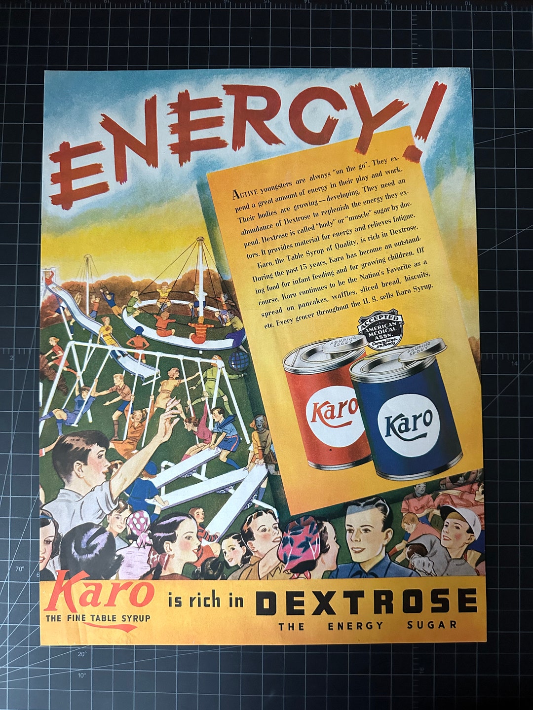 Vintage 1930s Kero Syrup Print Ad - Etsy