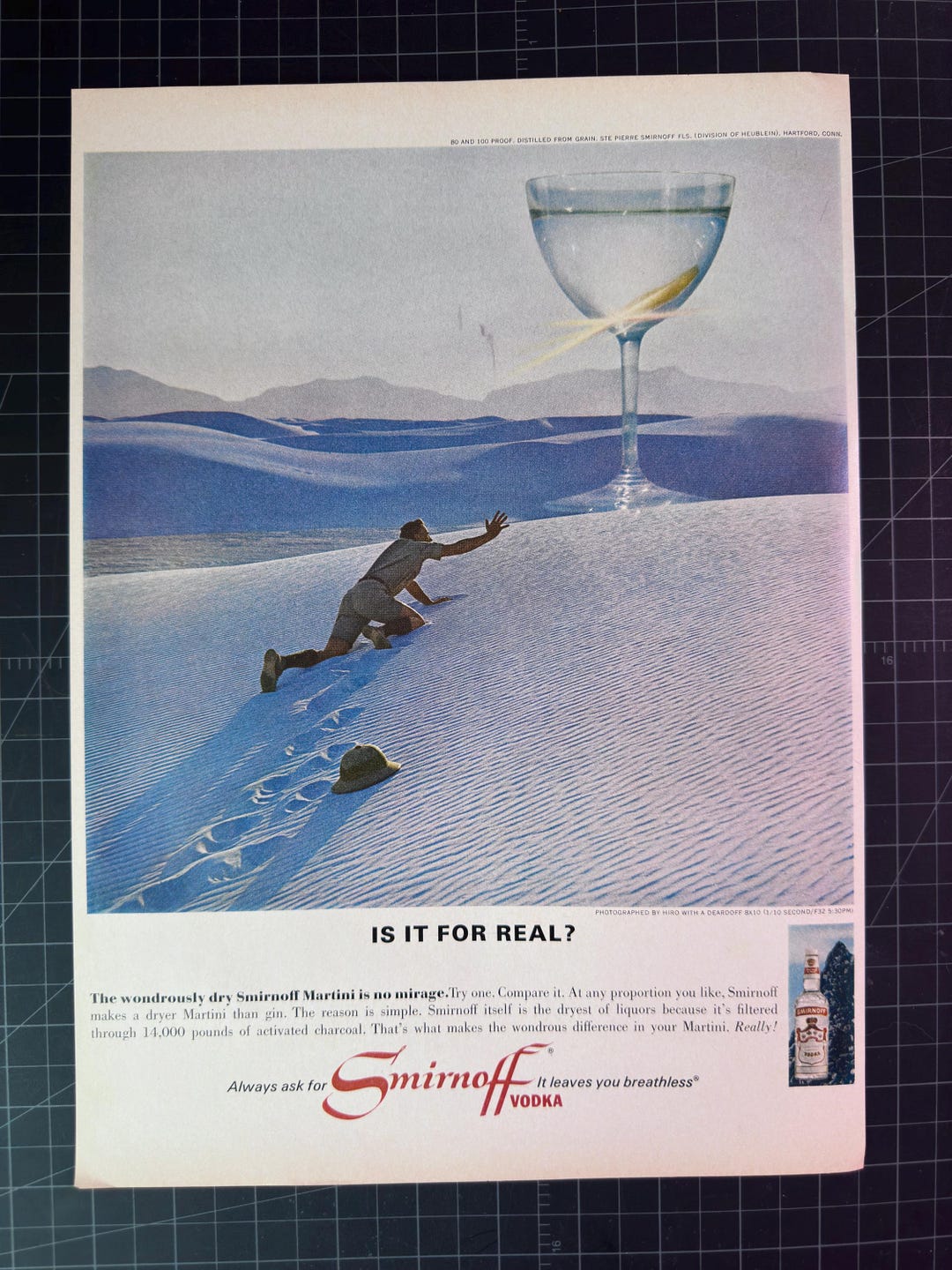 Vintage 1960s Smirnoff Vodka Original Print Ad - Etsy