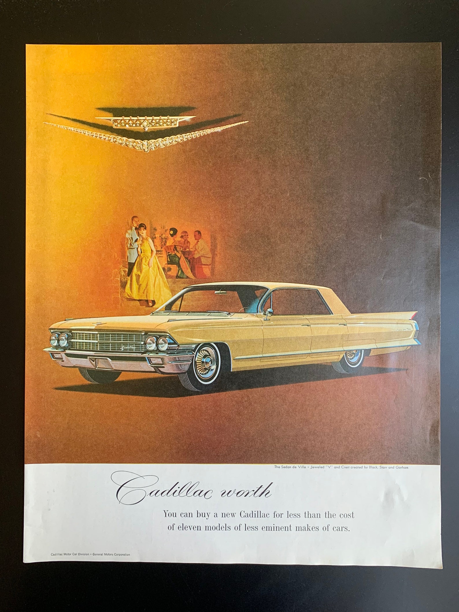 Vintage 1962 Cadillac Sedan de Ville Print Ad | Etsy