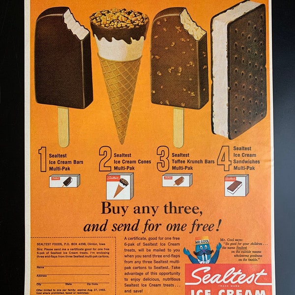 Sealtest Ice Cream - Etsy