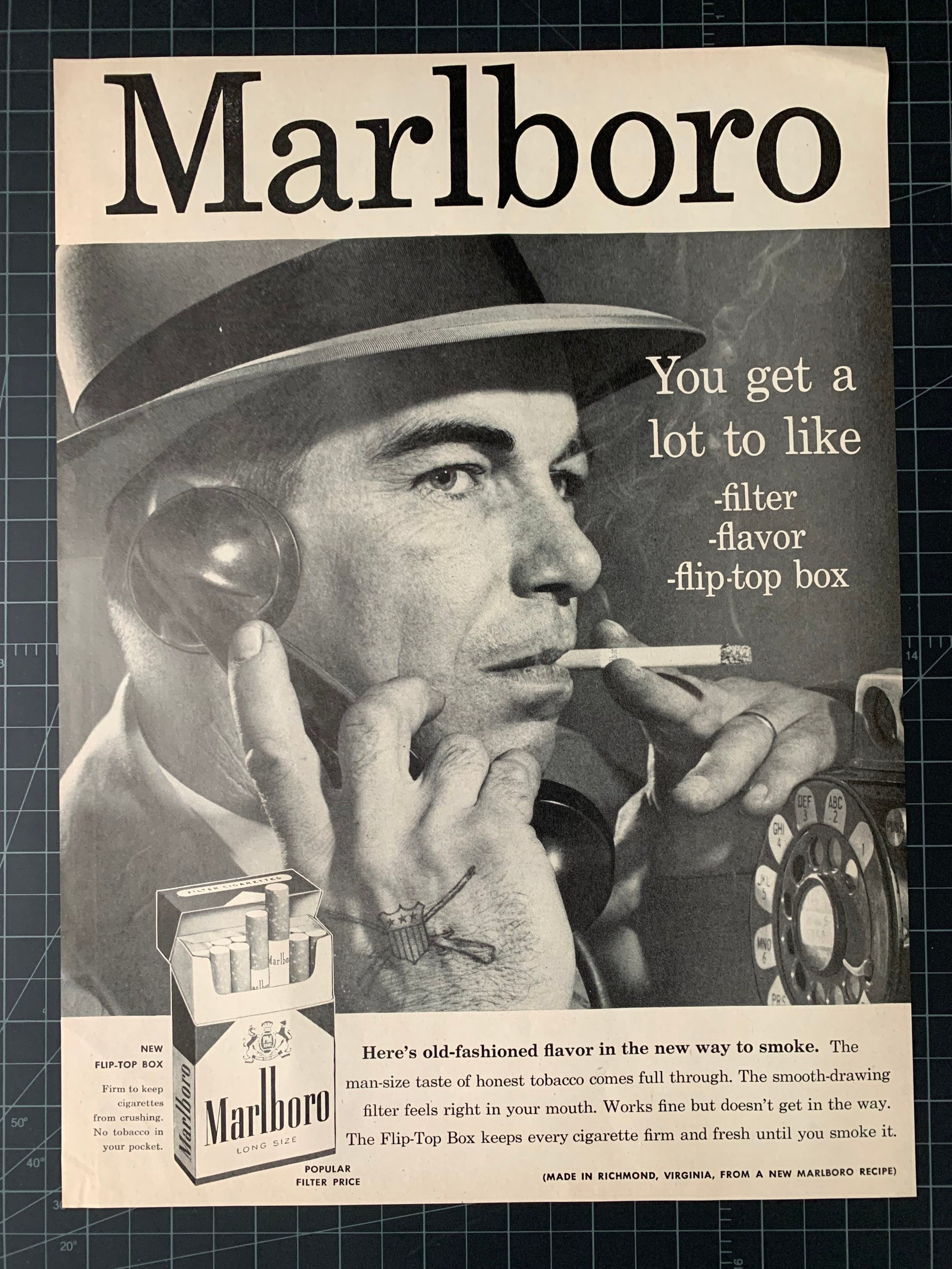 1950s Cigarette Ads Marlboro