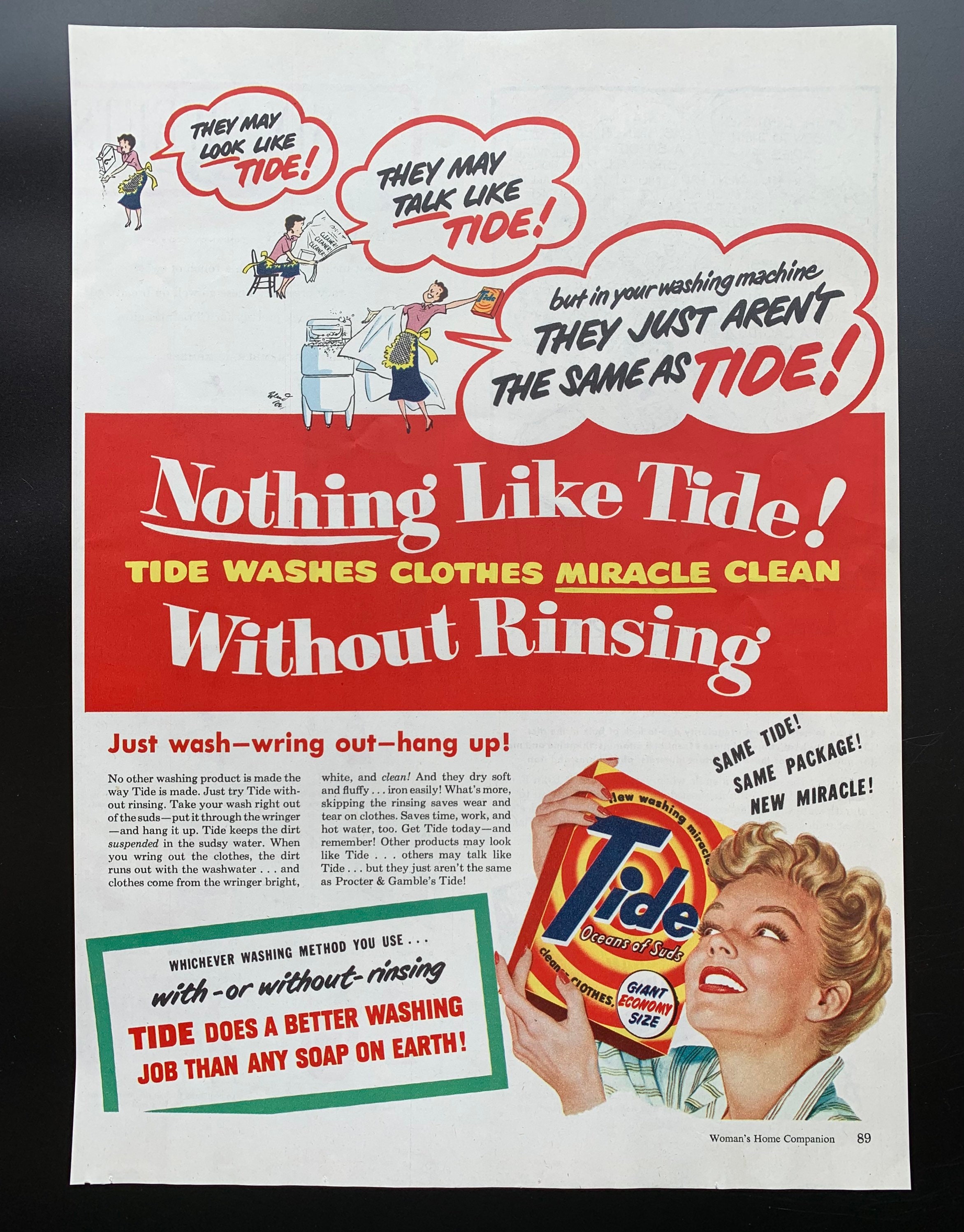 Tide Print Advertisement