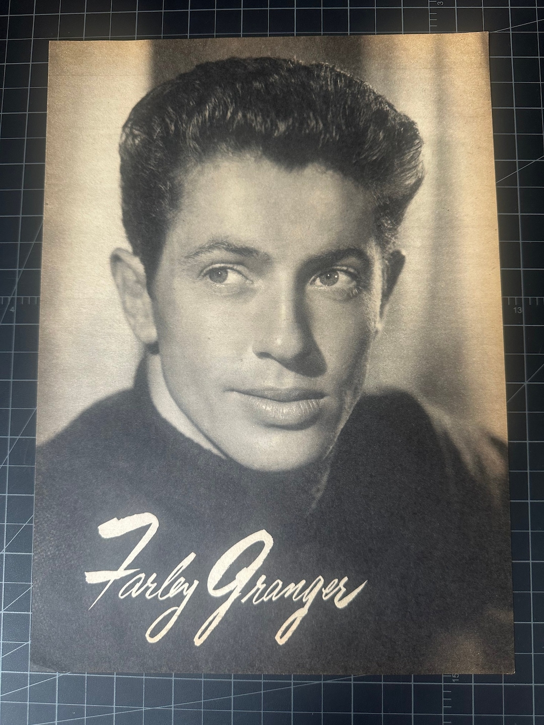 Vintage 1940s Farley Granger Portrait - Etsy