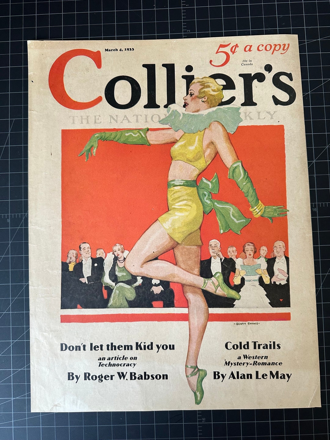 Vintage 1933 Collier’s Magazine Cover - COVER Onlyvintage - Etsy