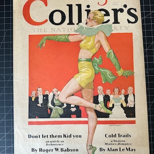 Vintage 1933 Collier’s Magazine Cover - COVER Onlyvintage - Etsy