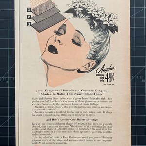 Vintage 1942 Louis Philippe Cosmetics Print Advertisement - Etsy