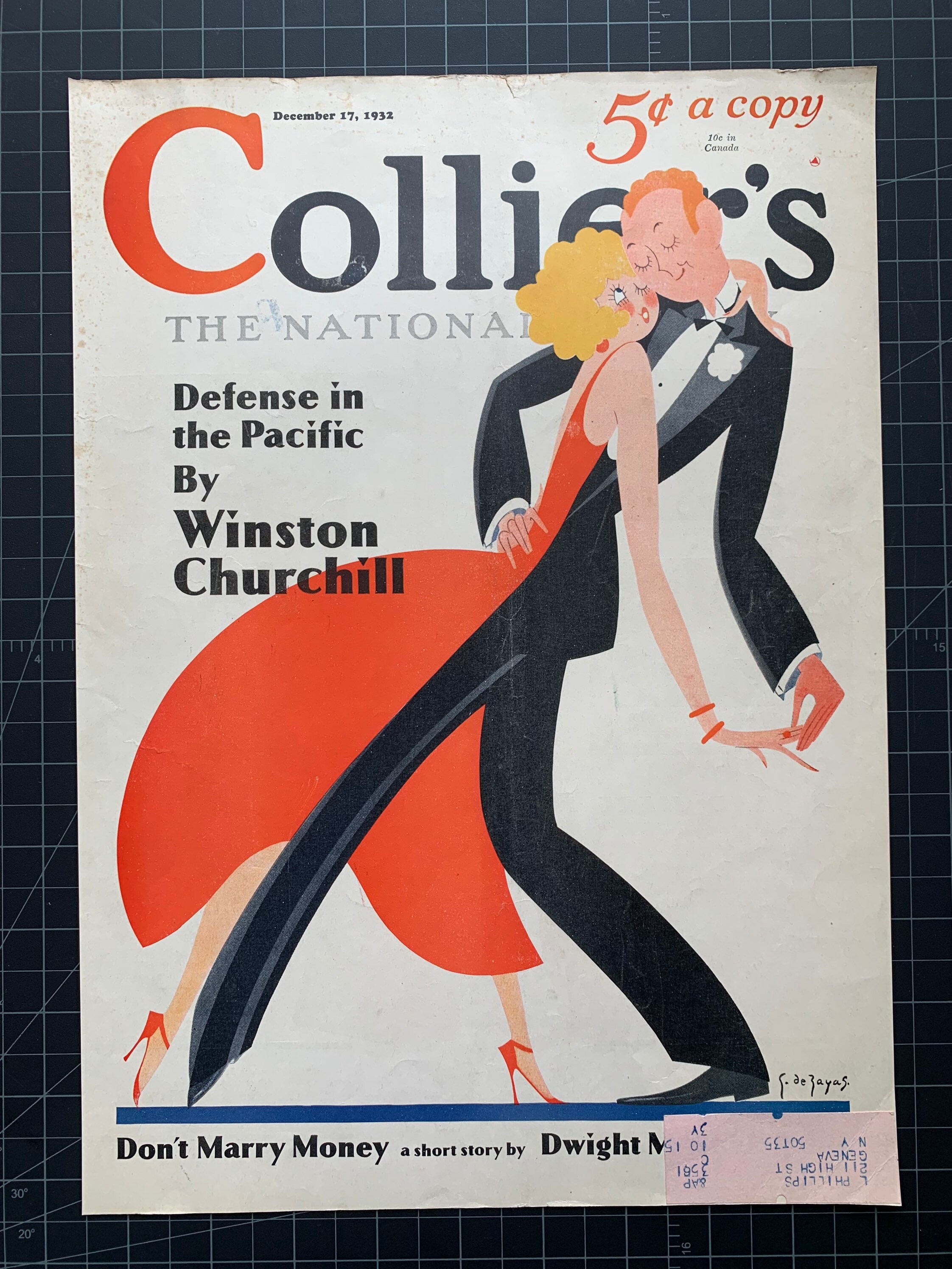Vintage 1932 Colliers Magazine Cover Print Ad | Etsy